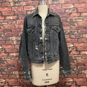 R13 | Jackets & Coats | R3 Distressed Denim Jacket Raglan Trucker ...